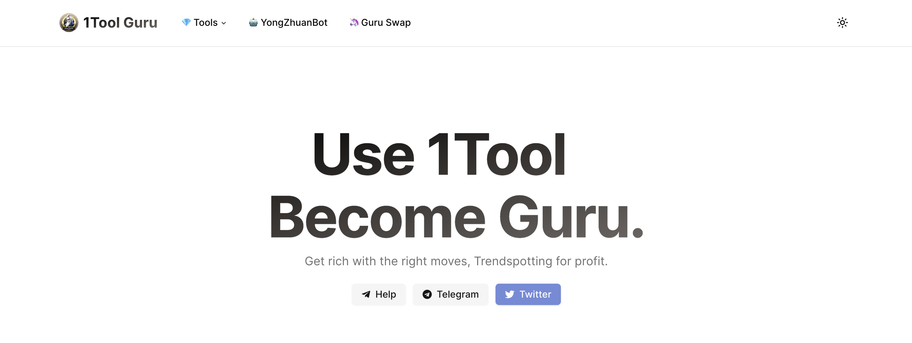 1Tool Guru - Get rich with the right moves, Trendspotting for profit.